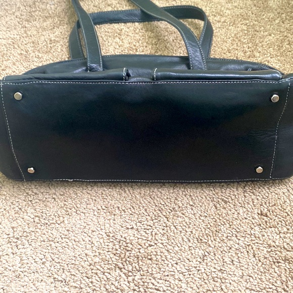 Perlina | Bags | Perlina New York Leather Shoulder Barrel Bag | Poshmark